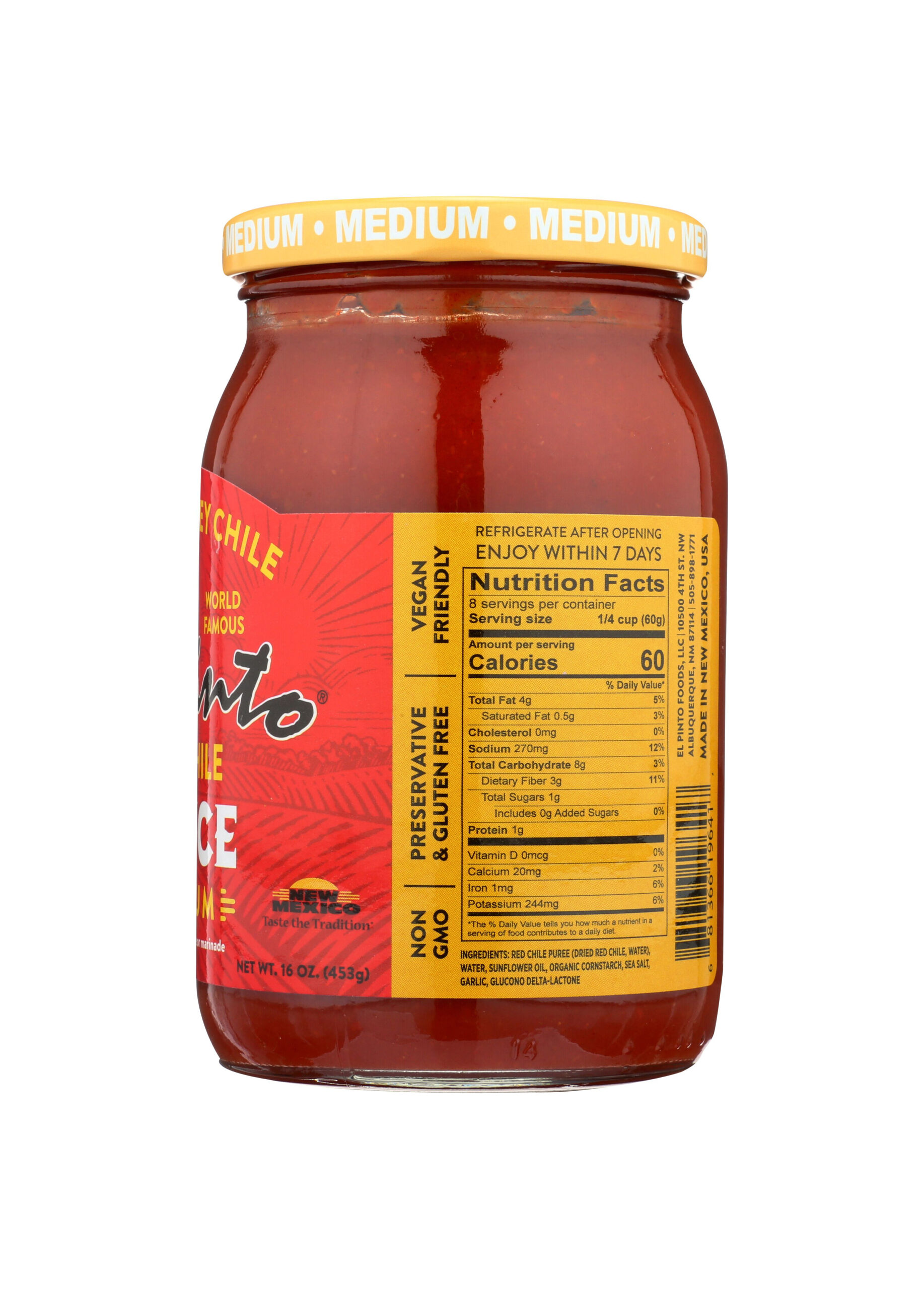 El Pinto Medium Red Chile Sauce - Statewide Products